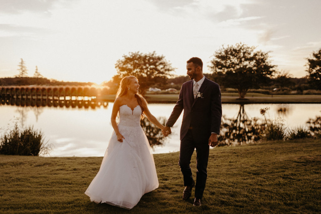 Summer Wedding At Baywood Clubhouse With An Adorable Visit From Their ...